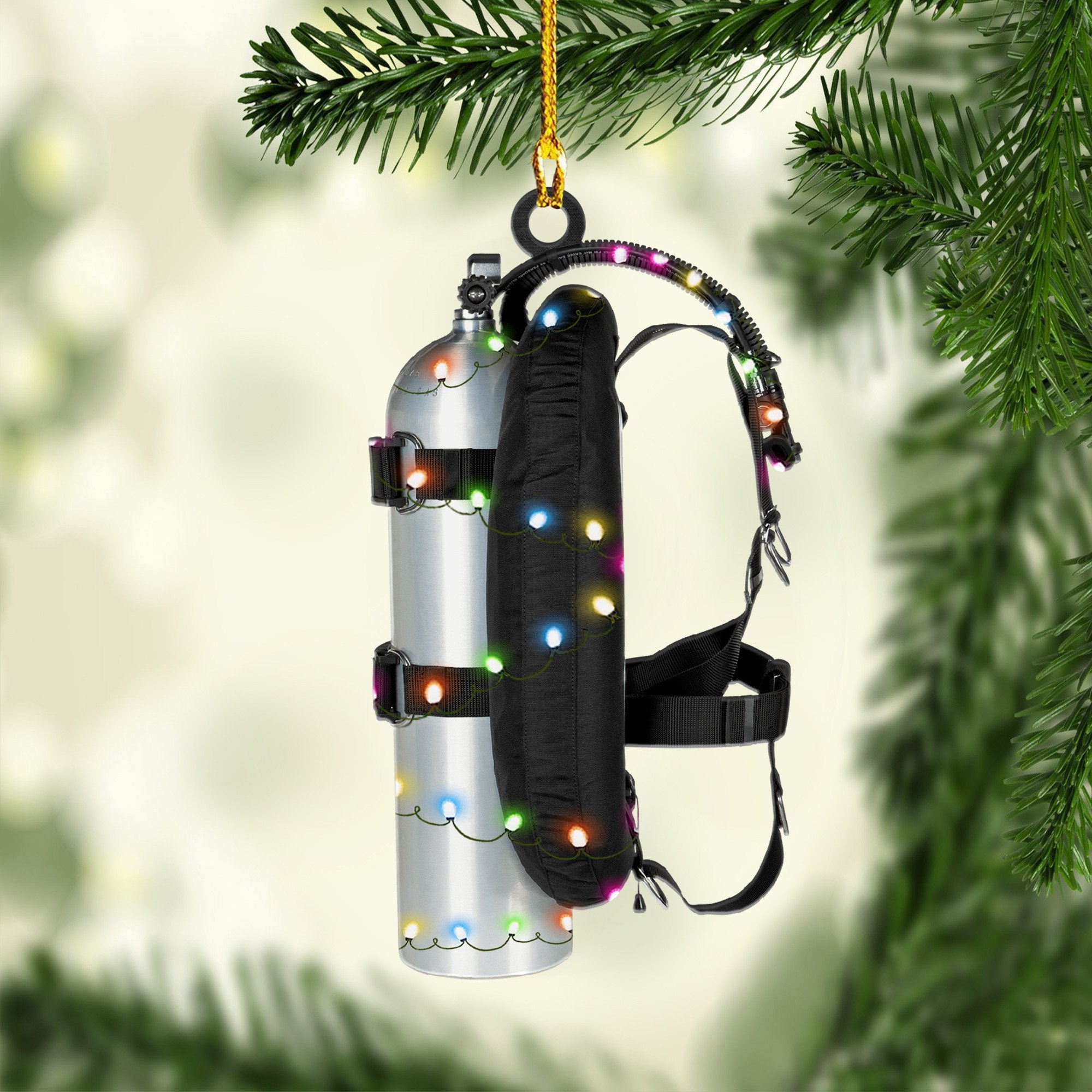 Diving Christmas Ornaments